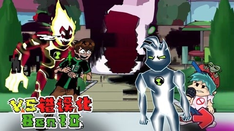 FNF周五夜放克:超优质错误化模组,VSBen10最终进化!