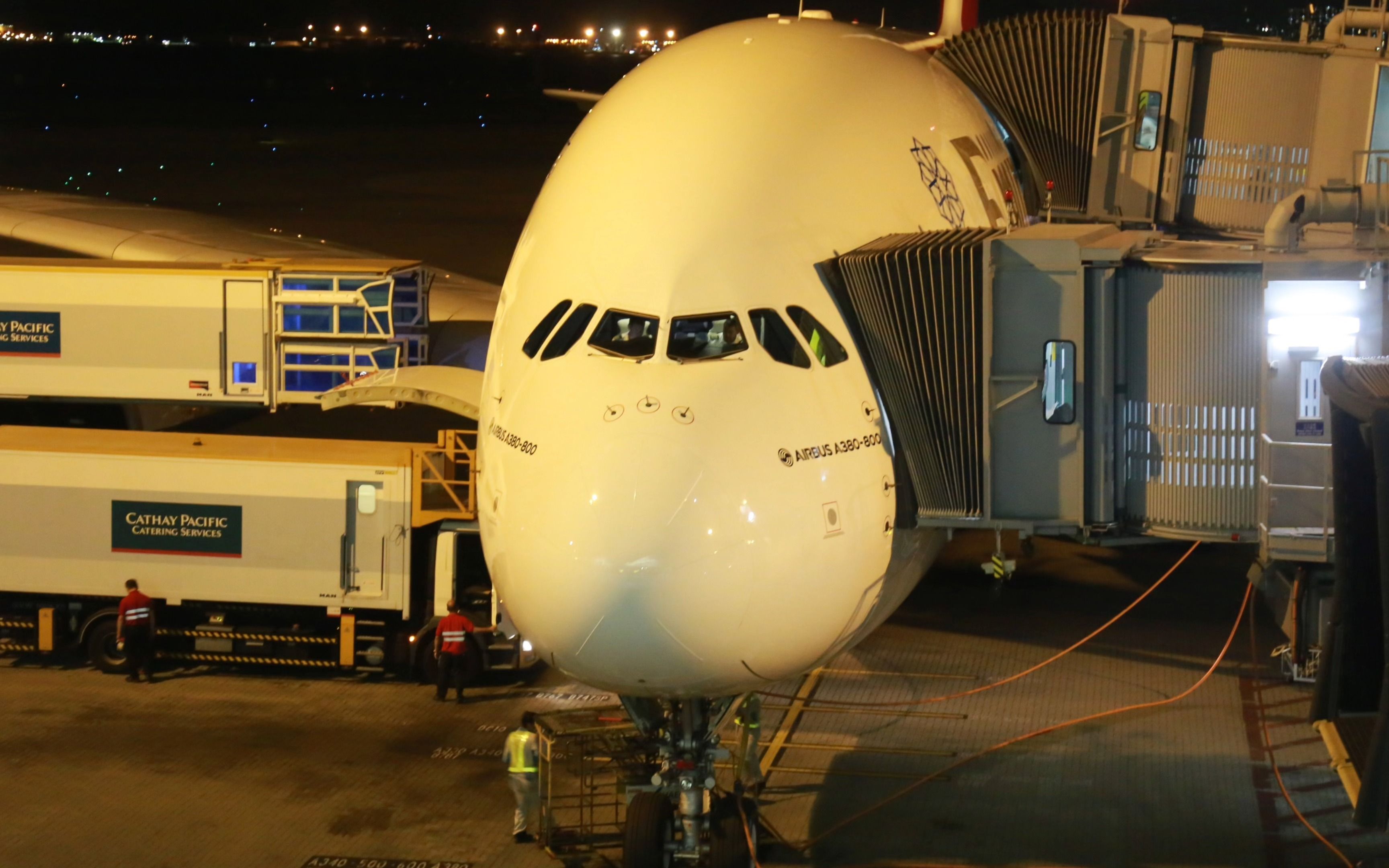 阿联酋航空A380起飞及降落体验