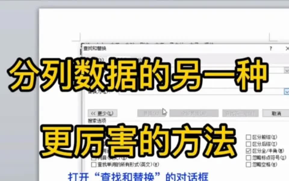 12/2如何利用word来分列标点符号两边的数据