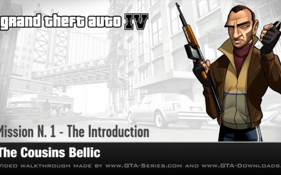 侠盗猎车4任务流程1 “表哥The Cousins Bellic” 任务中出现的所有...