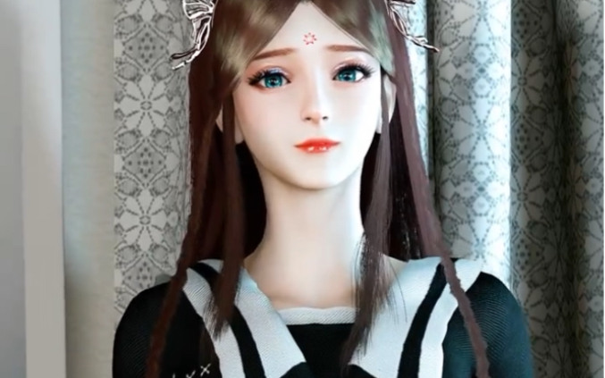 宁荣荣又换新衣服了"国漫女神 "vam "虚拟人 模拟器 虚拟女友 MOD