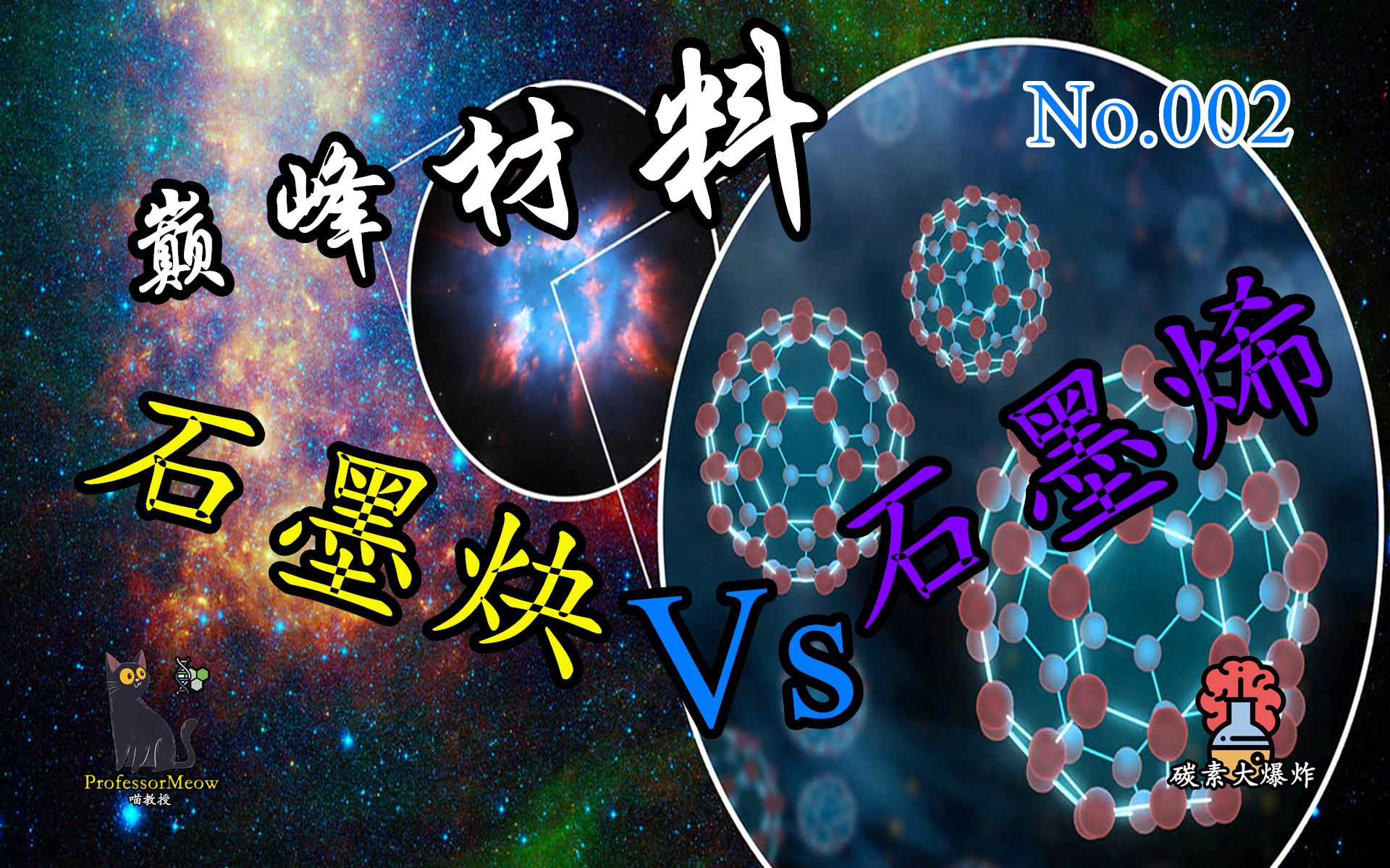 【石墨烯地位不保?】碳素大爆炸 No.002 【王者的对决:石墨炔Vs石墨...