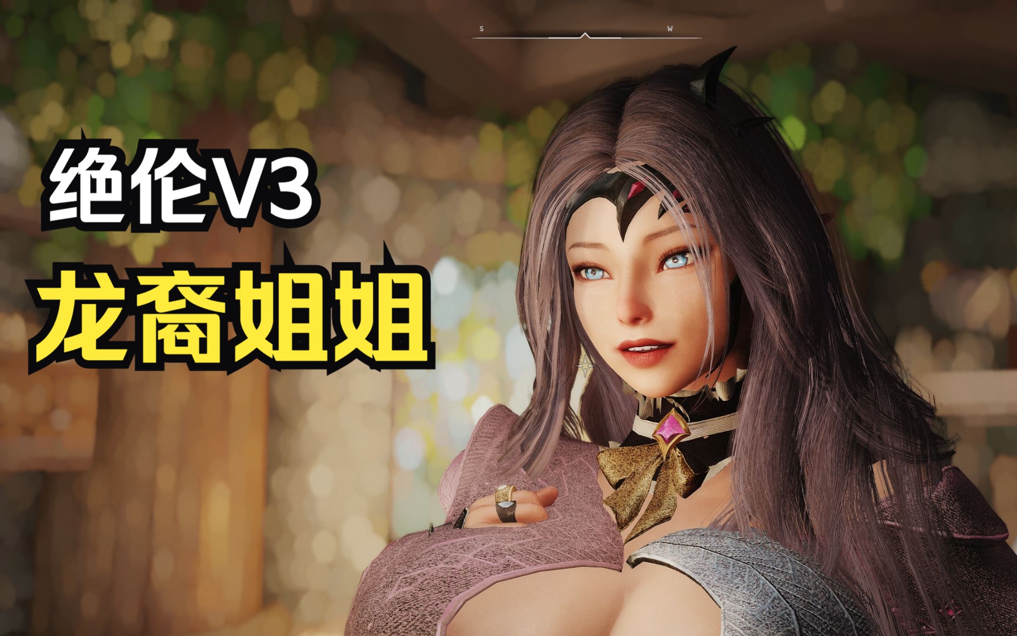 龙裔姐姐陪你过五一!上古卷轴5绝伦整合V3.0捏脸预设_单机游戏热门...