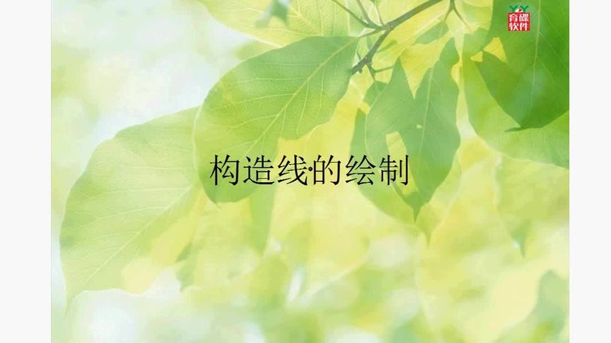 CAD零基础自学课程第十八节2-7构造线的绘制