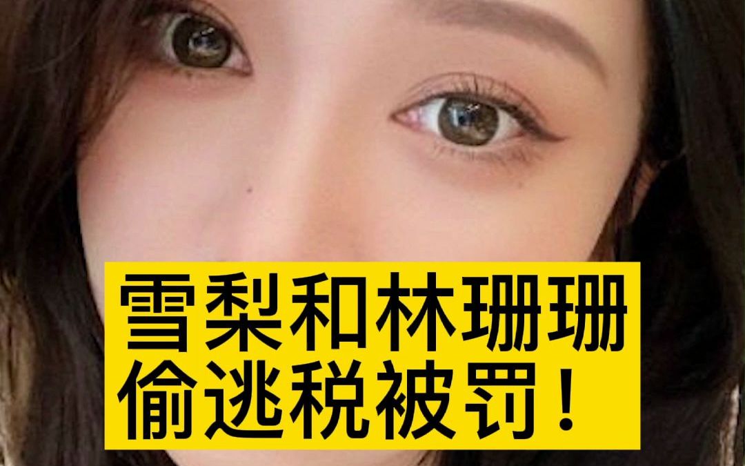 网络主播雪梨和林珊珊因偷逃税被追缴税款并处罚款9000余万元