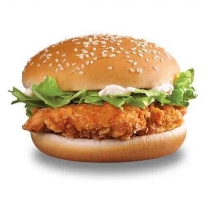 麦辣鸡腿堡给我来一份 