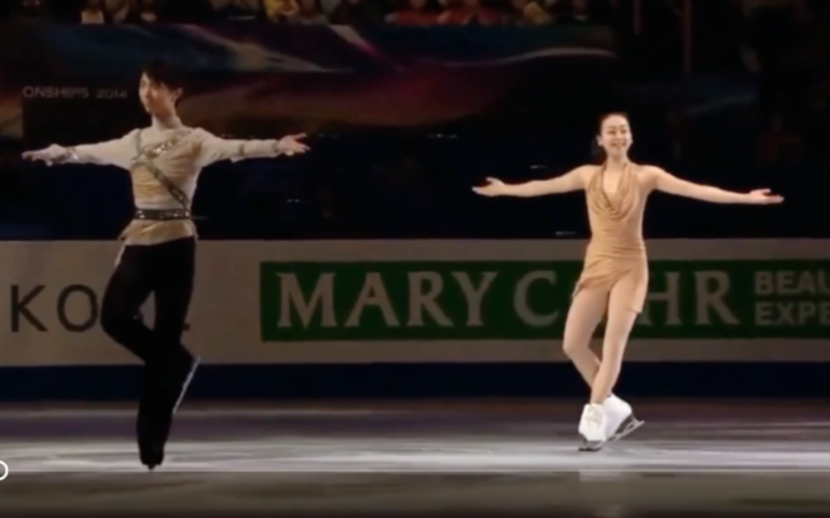 「羽生结弦&浅田真央」粉红气泡!甜到长蛀牙