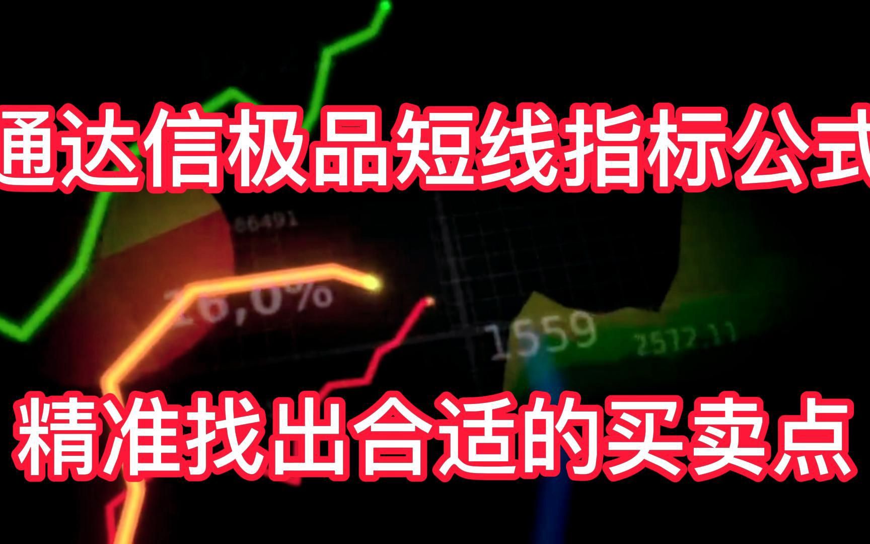 通达信极品短线指标公式,精准找出合适的买卖点