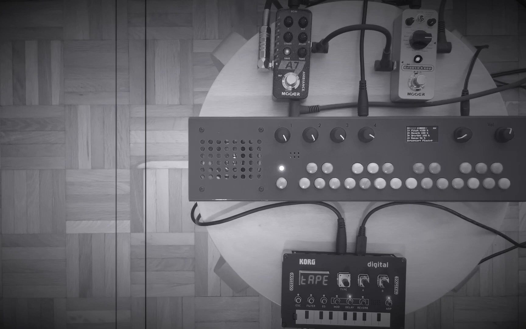 A7氛围混响效果器+Groove Loop循环录音鼓机演示音色!