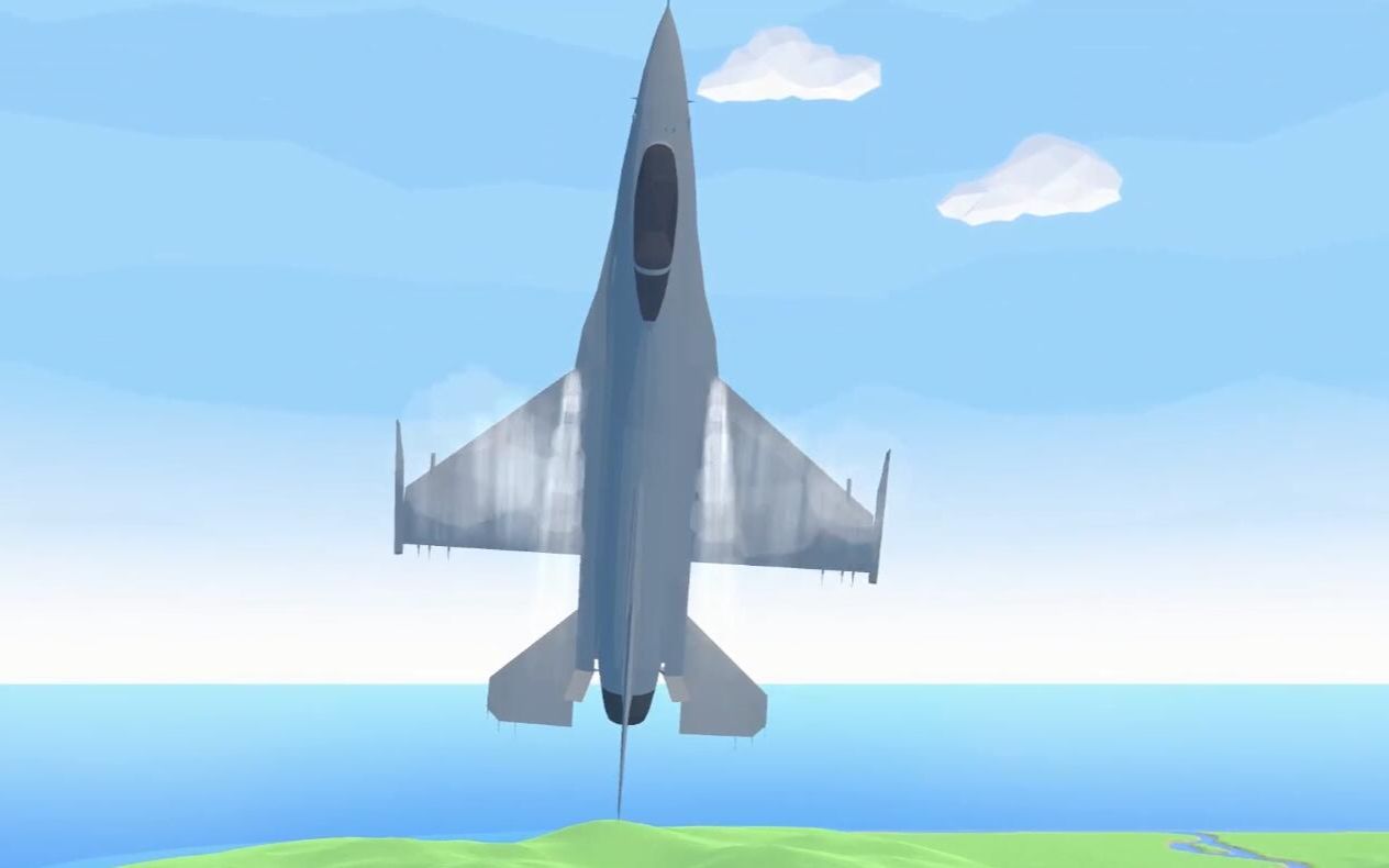 【原创】2022超机动测试 本人正开发的空战游戏