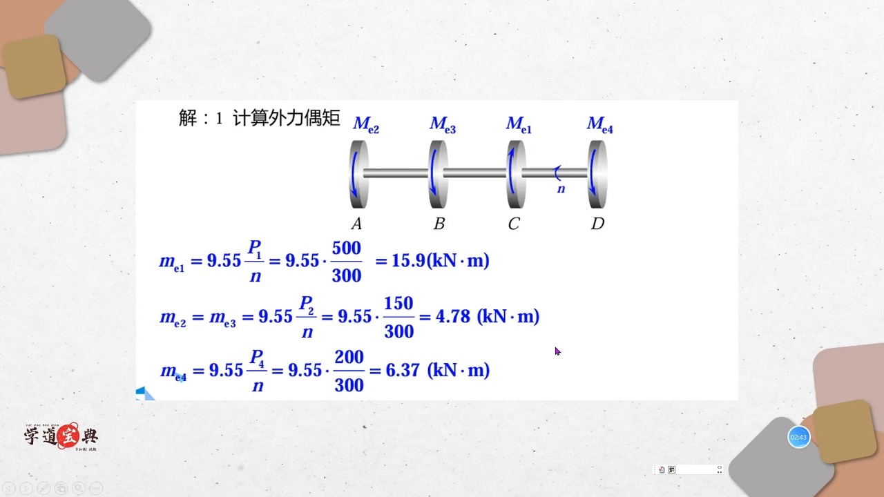 【材料力学】视频速成课|期末突击复习课7:圆轴扭转的内力,考试一次过