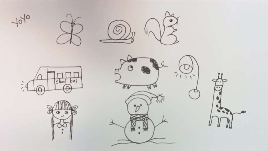 数字1到9画成一堆小可爱