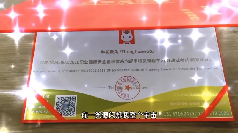 ISO45001职业健康安全管理体系内审员