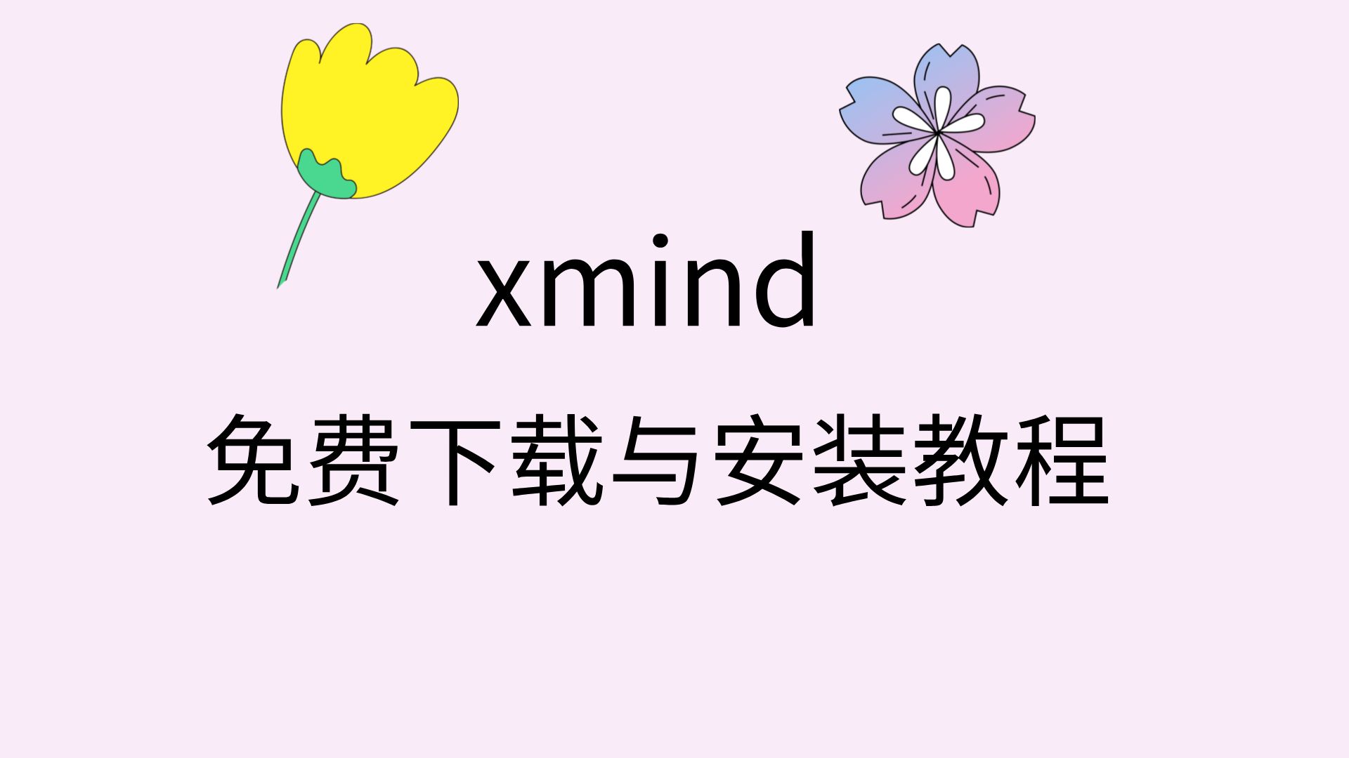 xmind2024pro软件安装包免费下载地址与视频安装教程下载