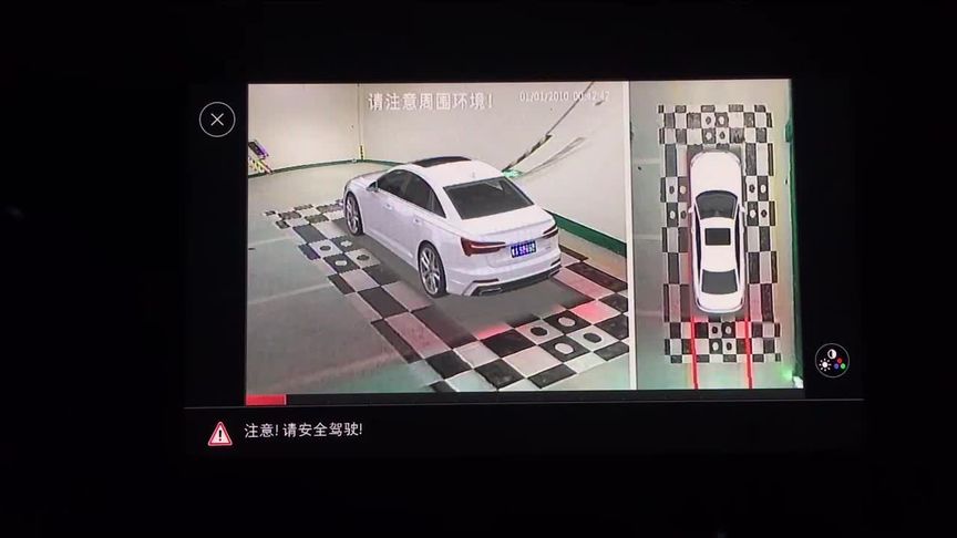 大众21款速腾 原车屏升级3D 360全景行车记录仪一体机