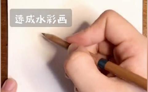 超级简单的水彩画教程
