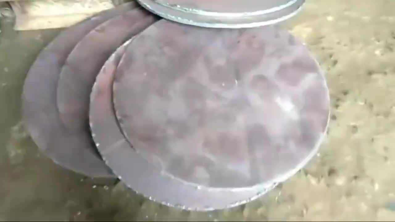 实拍螺旋叶片制造过程,原来是这样切割出来的,解开我多年疑惑!