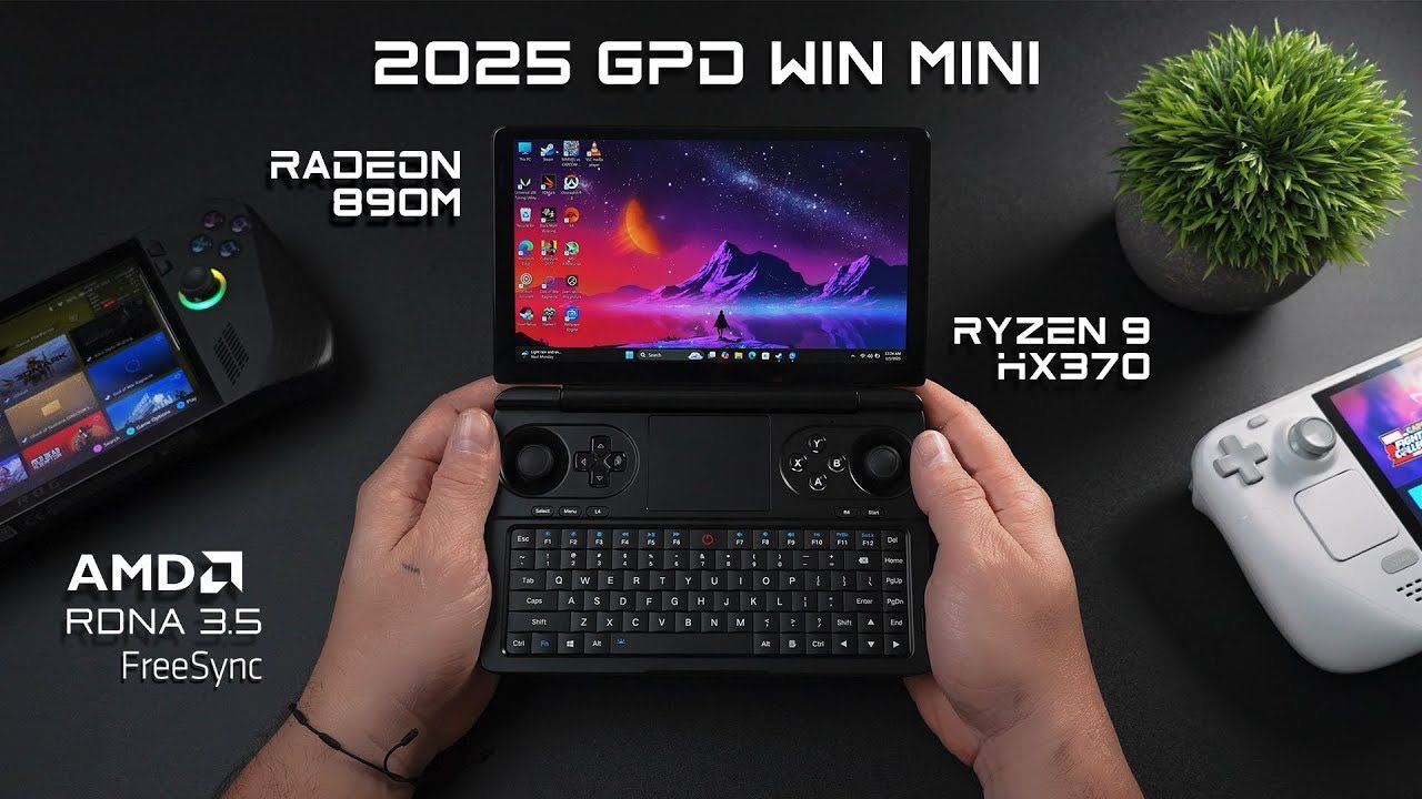 游戏掌机中的性能怪兽:GPD Win Mini 2025 Ryzen Ai 9 370上手体验