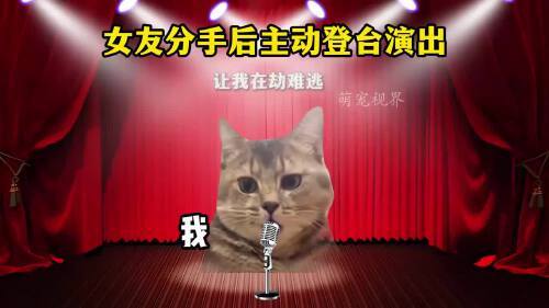 分手后,姑娘勇敢站上舞台表演
