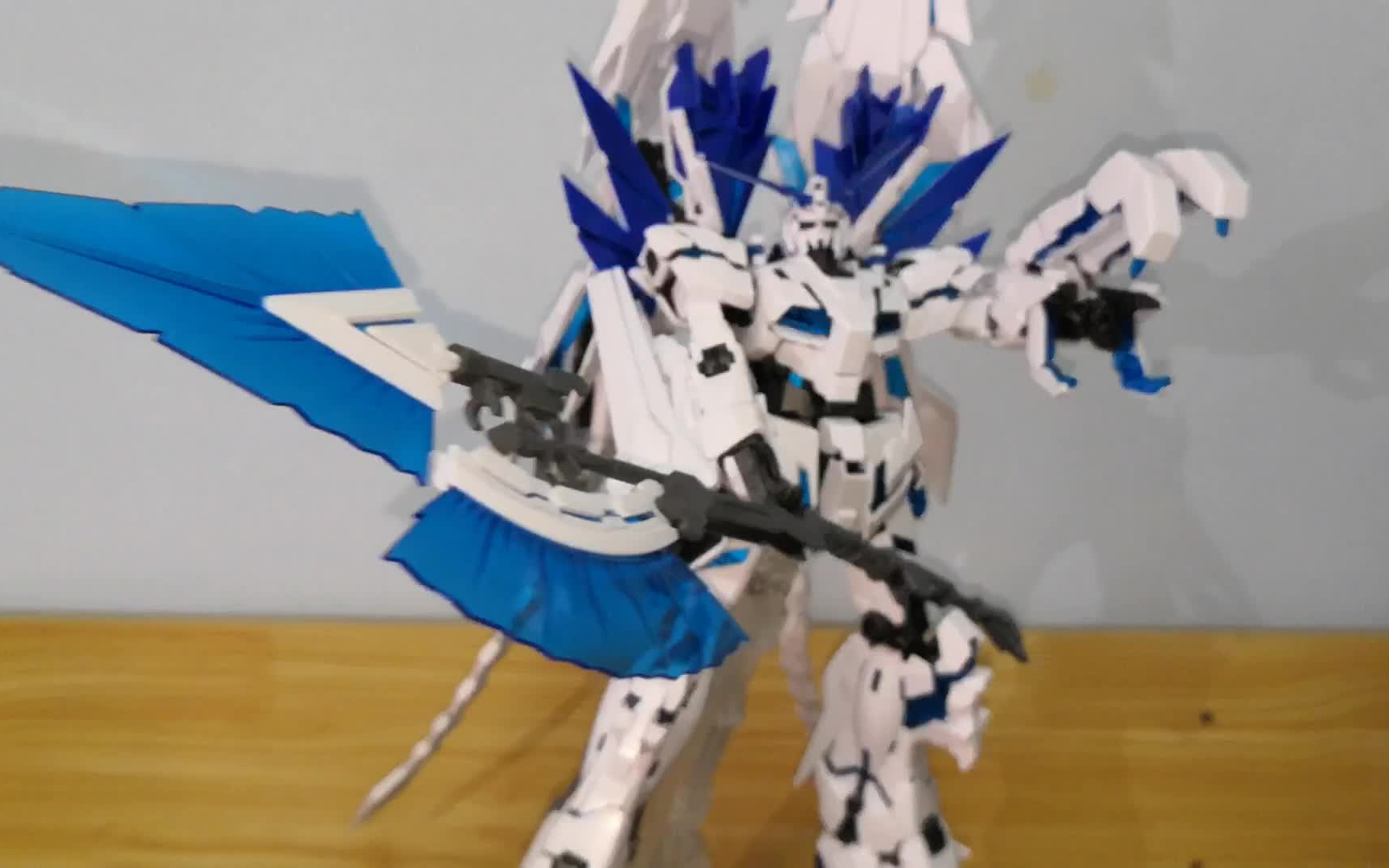 [万代]MG完美独角兽拼装过程,展示,简评