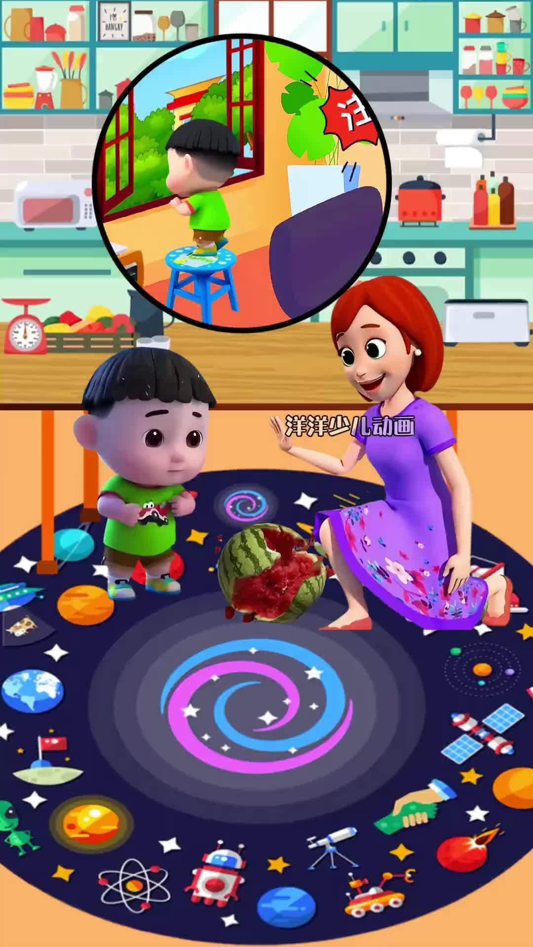 幼儿安全教育之不能爬窗户和阳台