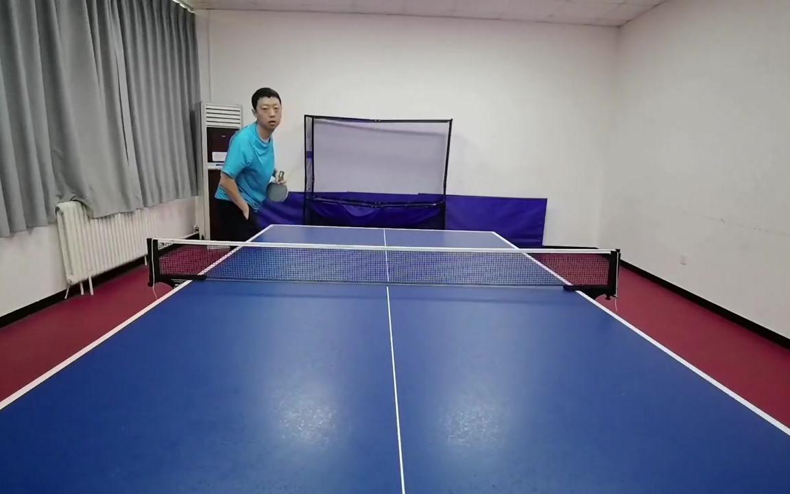 你要的直板侧旋发球超级慢动作来了