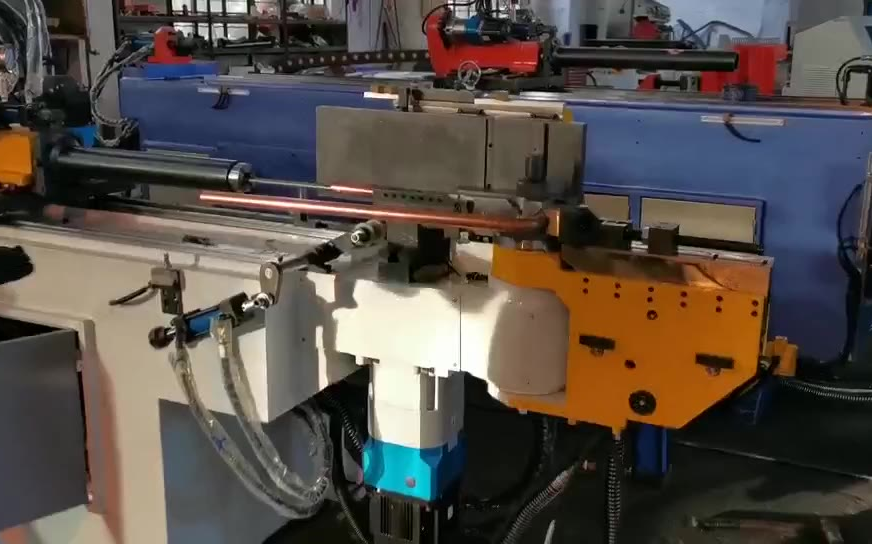 全自动弯管机加工铜管无褶皱弯曲视频