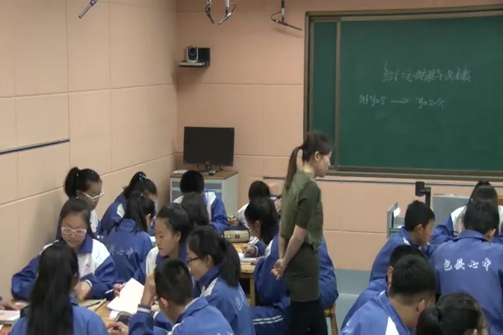 初中数学公开课视频《5.6 二元一次方程与一次函数》-刘老师优质课...
