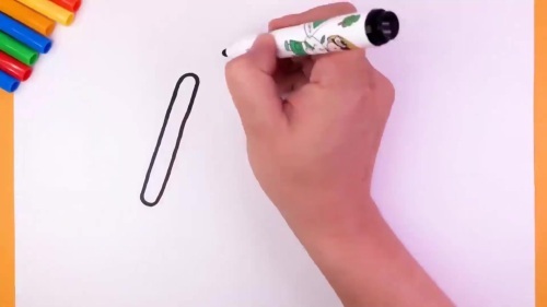 教孩子画儿童自行车并涂色