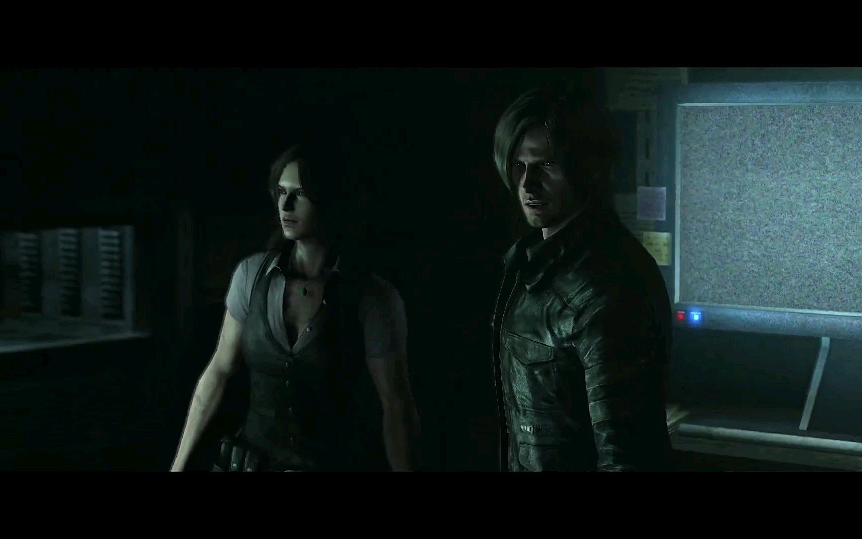 [生化危机6-电影模式游戏实况]Leon&Helen勇闯墓地,顺利到达教堂...