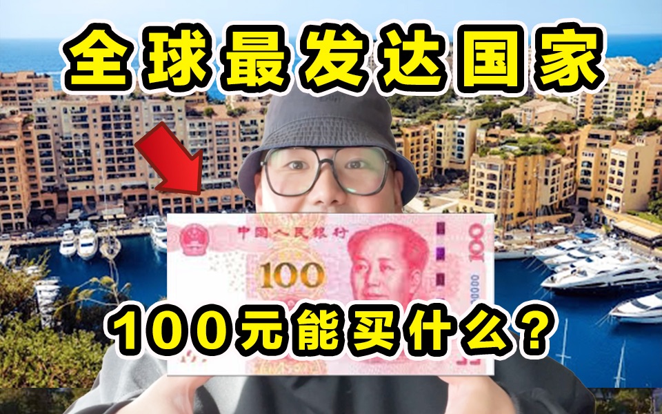 全球最发达国家!远超美国瑞士!100元能买什么?有多离谱?