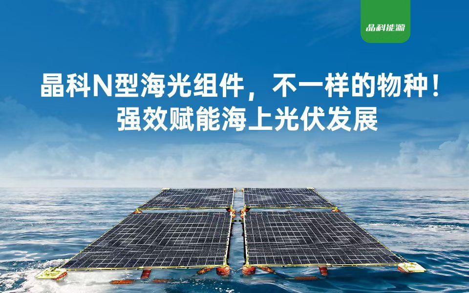 晶科N型海光组件,不一样的物种!强效赋能海上光伏发展