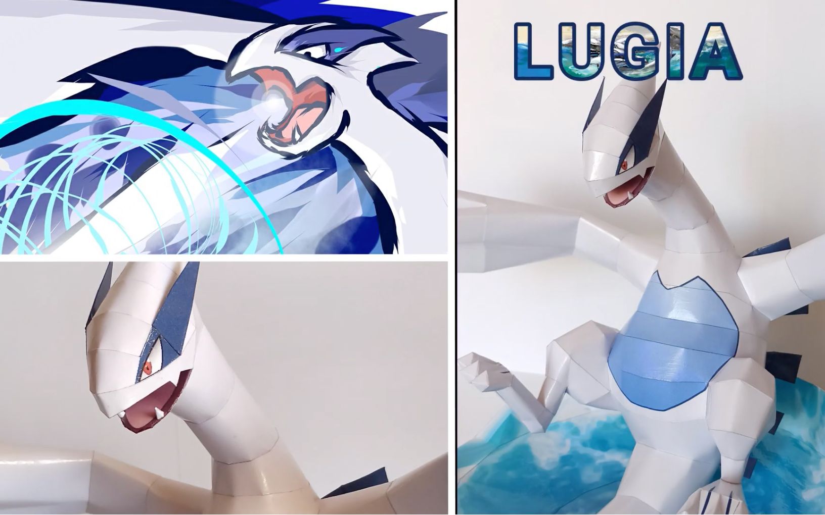 【宝可梦手工】洛奇亚纸模