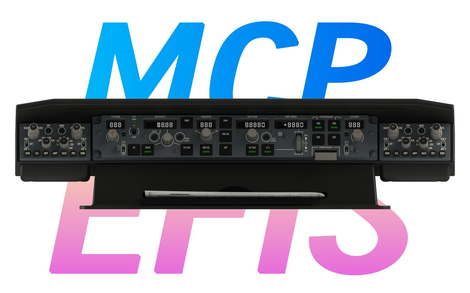 触手可及的拟真机件:CockpitSim波音737 MCP面板套装评测