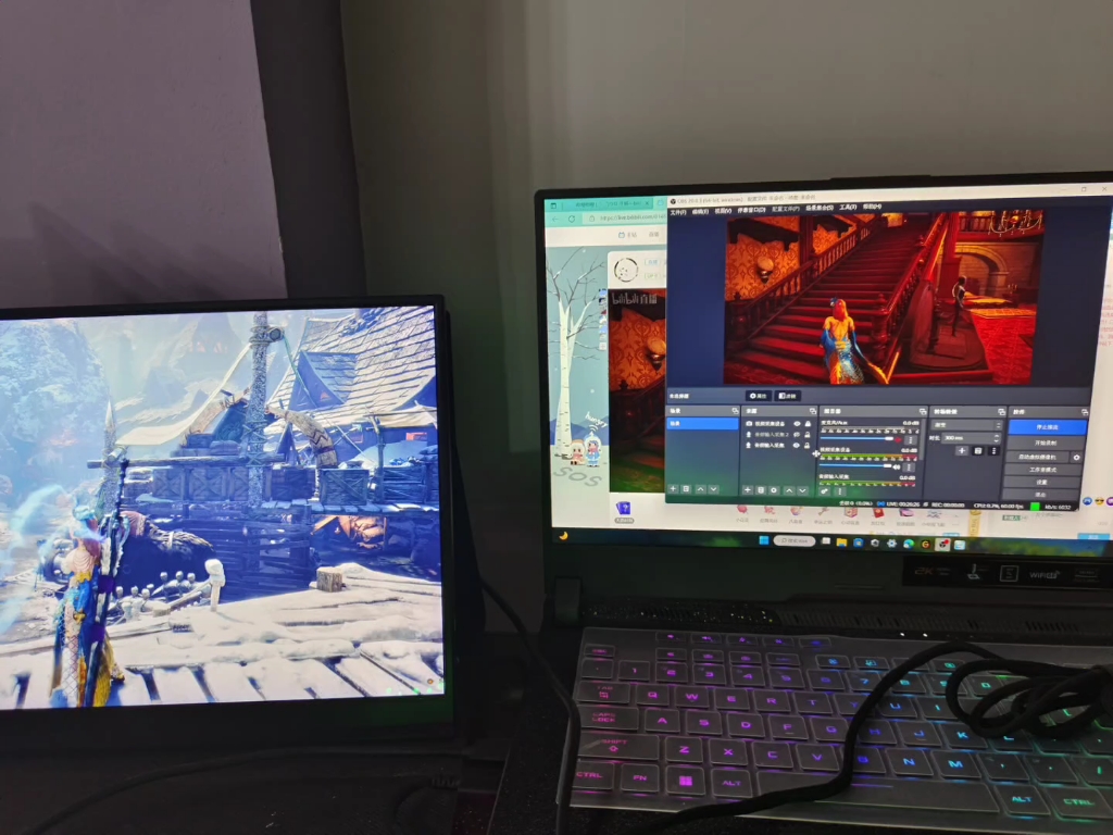 问一下我用obs录屏突然画面卡住是什么原因,是采集卡还是obs的问题,...