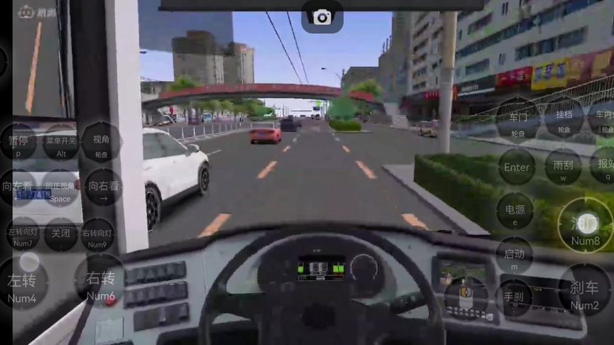 巴士模拟2手机版 北京公交#福田欧辉客车 驾驶104路公交车