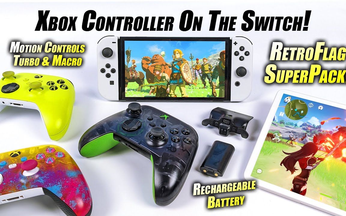 讲微软Xbox 游戏手柄转换成任天堂 Switch Pro Gamepad「ETA ...