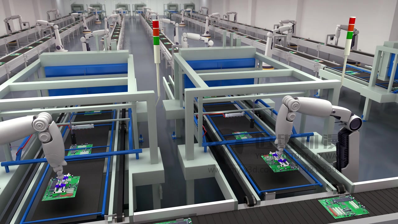 AP-YV3302经典传感器动画,生产工艺三维动画