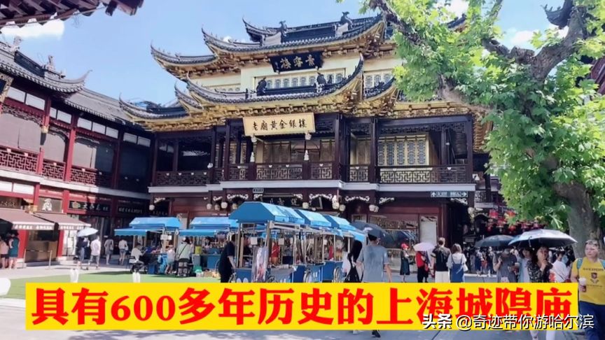 “哈尔滨小伙”逛有600年历史的上海城隍庙,看恢复的怎么样了?