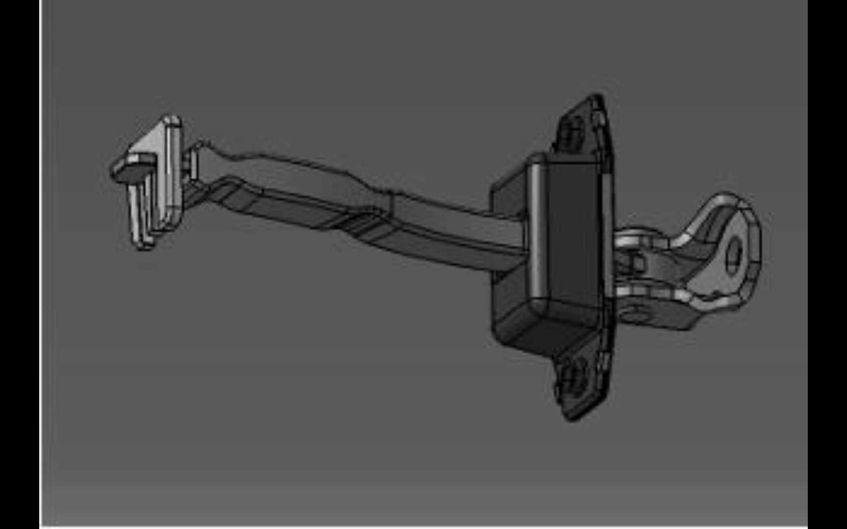 汽车车门限位器总成(CATIAV5R16)