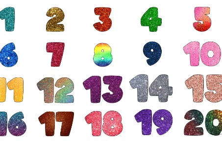 宝宝认数字从1到20儿童计数学习阿拉伯数字早教画画涂颜色学数字