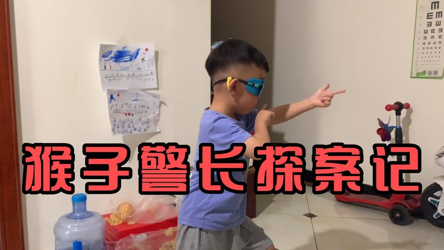 5岁儿子喜欢《猴子警长探案记》