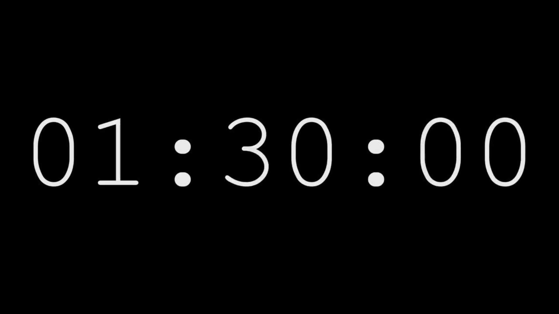 1分30秒倒计时(5个版本)