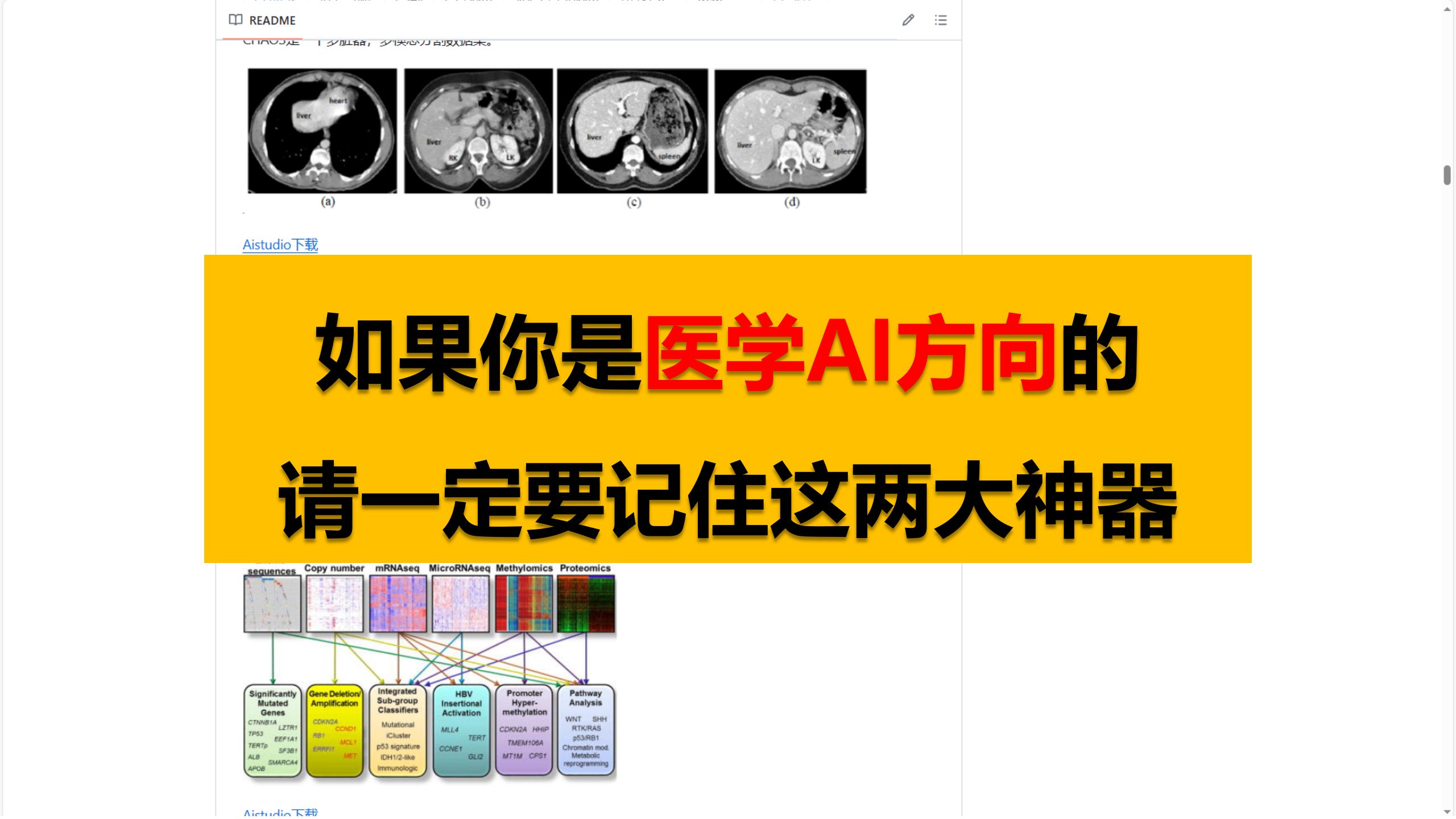 如果你是医学AI方向的,请一定要知道这两个神器!
