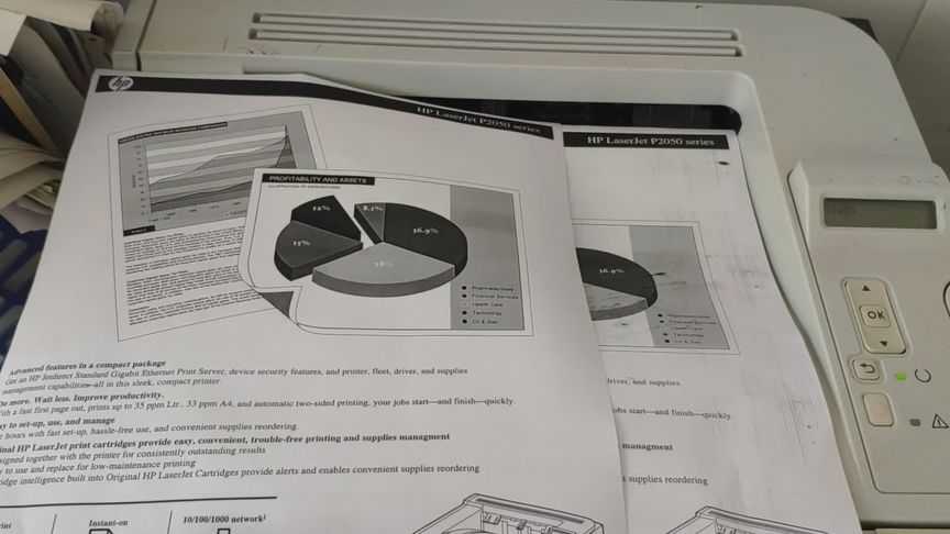 惠普打印机打印黑边,又是它作怪,换就完了