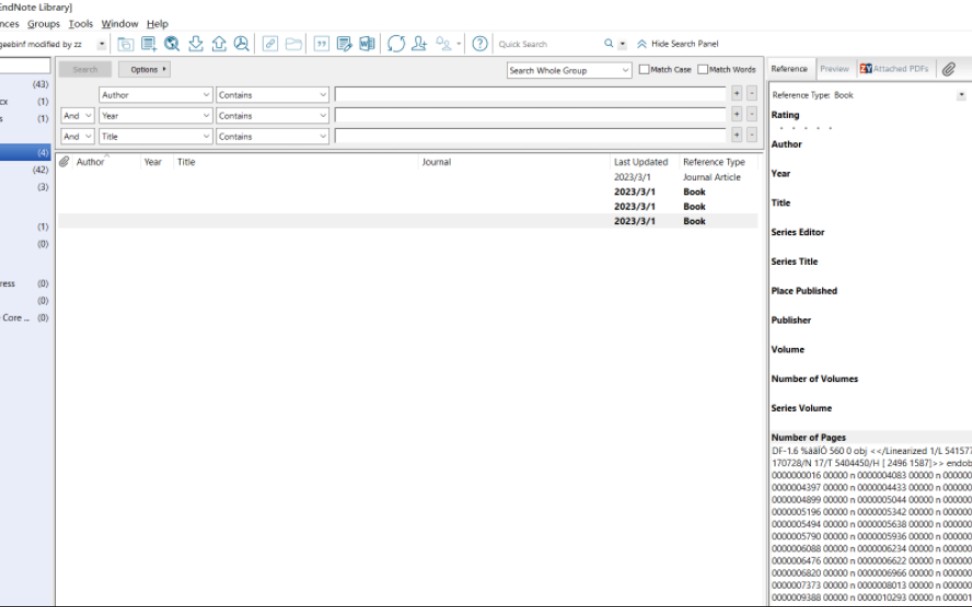 endnote插入文献无任何信息,哪位大佬教教我怎么解决#endnote#参考...