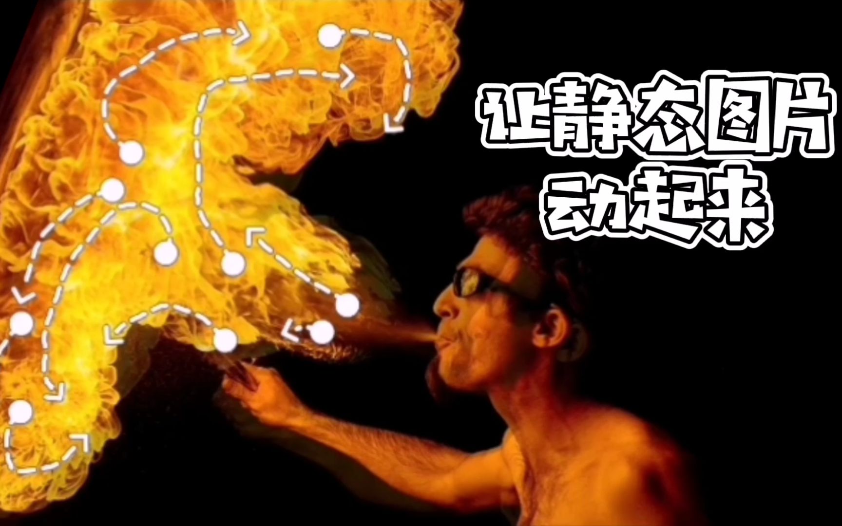 一个让静态图片动起来的手机工具,效果太酷了,几分钟能学会