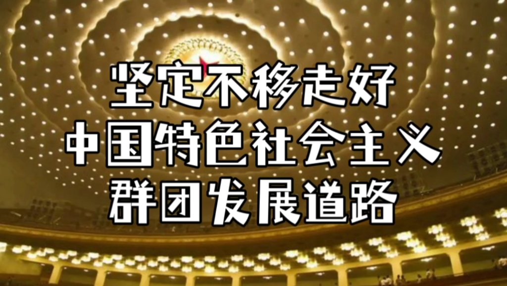 坚定不移走好中国特色社会主义群团发展道路