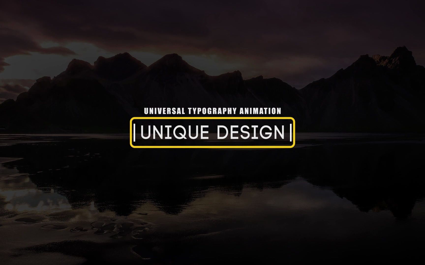 AE片头教程——独特的标题动画设计,版式动画(简单操作)