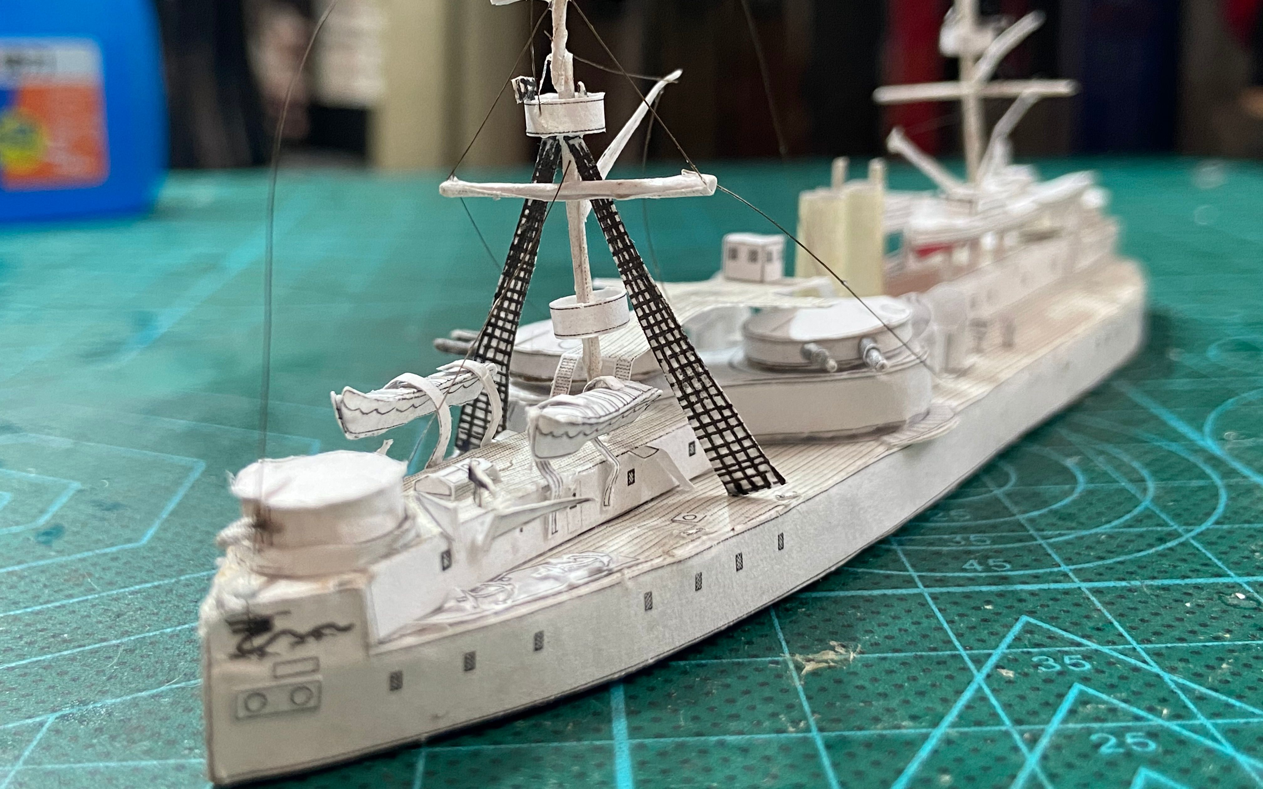 【纸模型】【1:700】[中国]北洋水师-定远舰